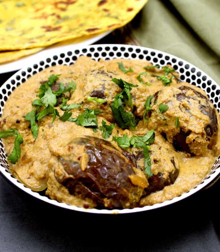 Bagara Baingan (Baghare Baingan) Recipe - Holy Cow Vegan