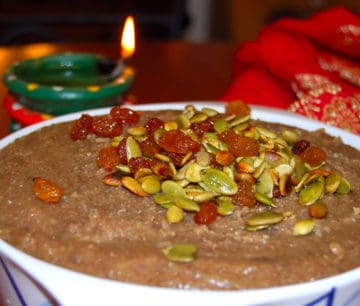 Almond Halwa Recipe - Holy Cow! Vegan Recipes