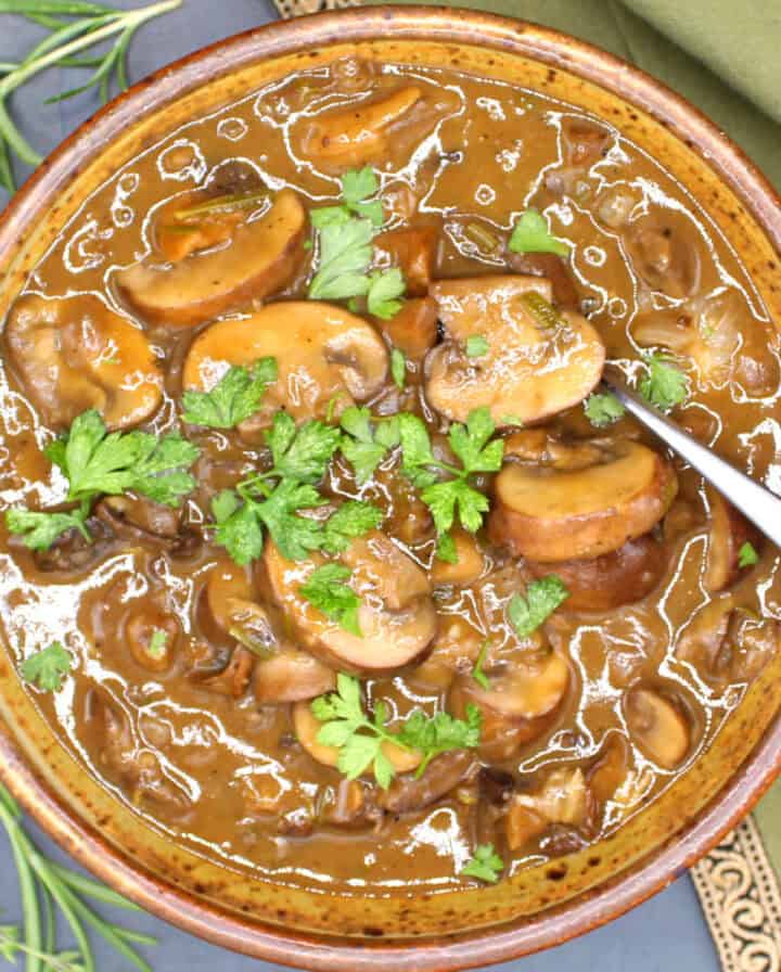 Mushroom Ragout - Holy Cow Vegan