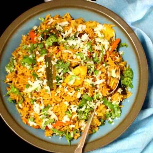 Masale Bhat - Holy Cow Vegan