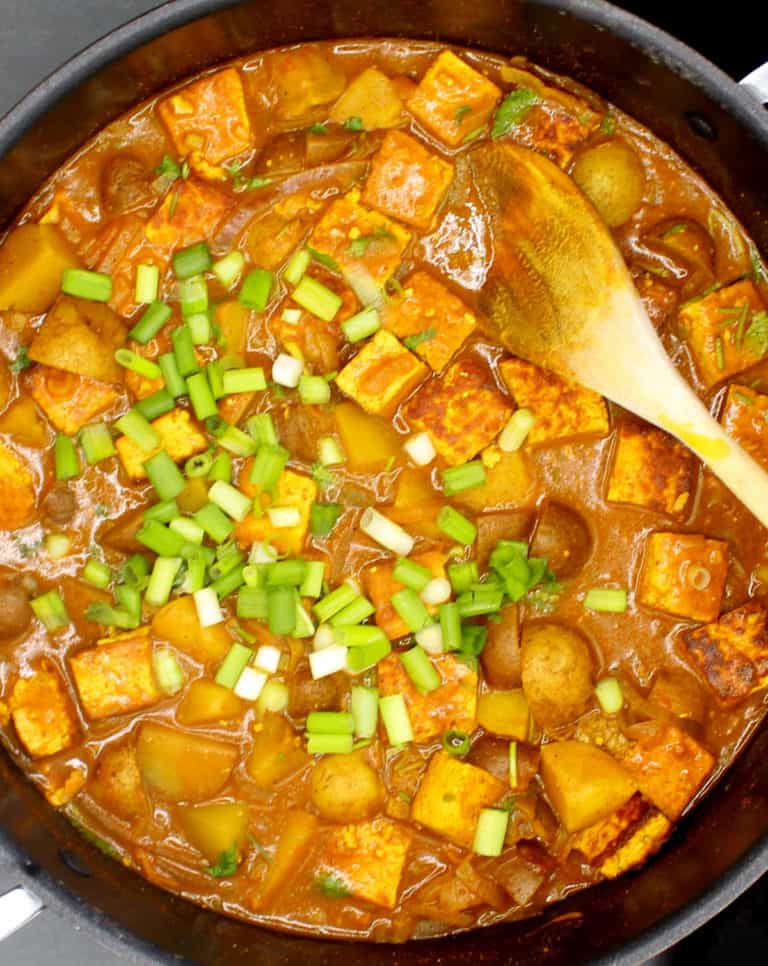 Vegan Jamaican Curry with Tofu and Potatoes | Holy Cow! Vegan Recipes