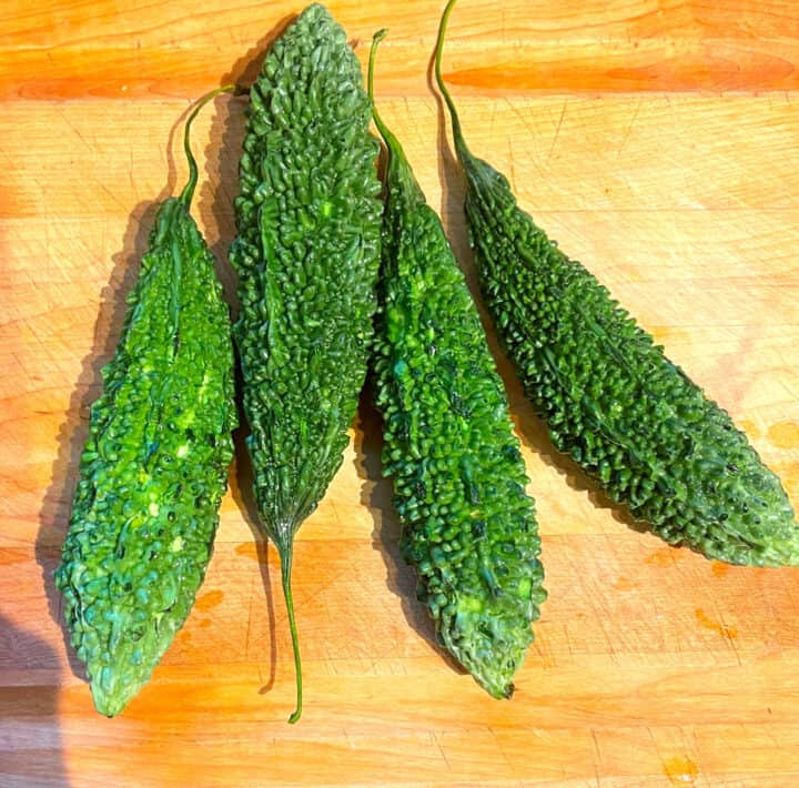 Pavakkai (Bitter Gourd) Pitlai - Holy Cow Vegan