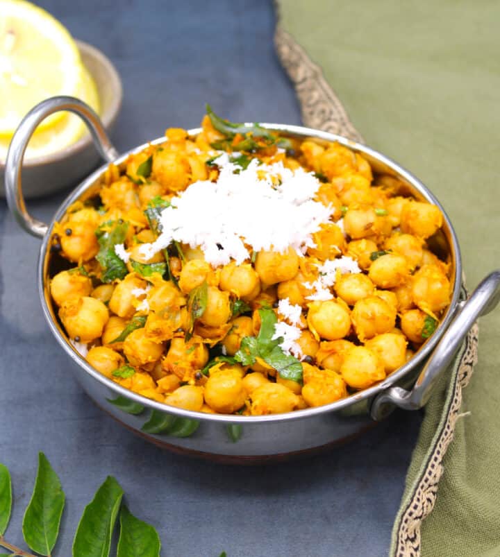 South Indian Chana (Chickpea) Sundal - Holy Cow Vegan