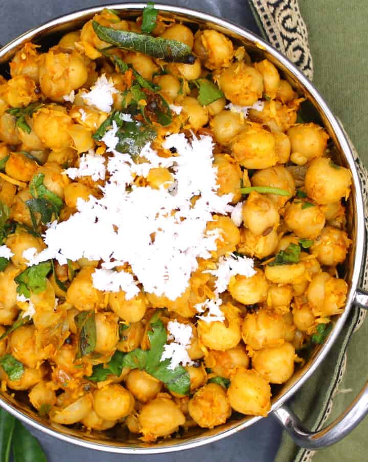 South Indian Chana (Chickpea) Sundal - Holy Cow Vegan