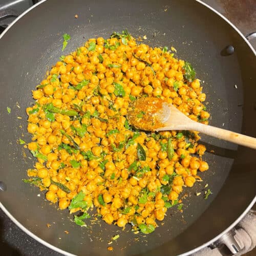 South Indian Chana (Chickpea) Sundal - Holy Cow Vegan