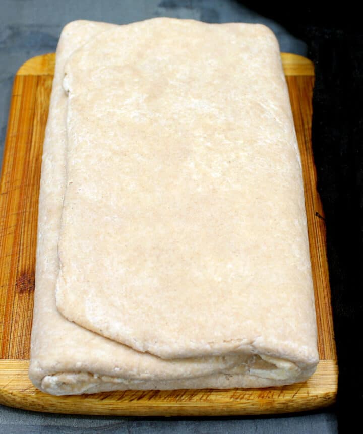 Healthy Whole Wheat Vegan Puff Pastry (1/2 the fat) - Holy Cow Vegan