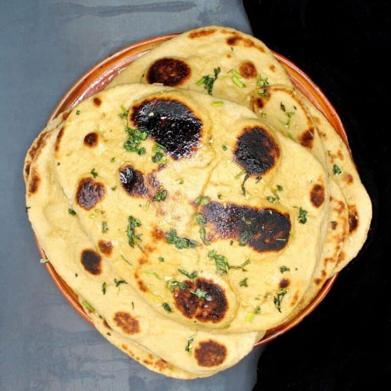 Whole Wheat Naan - Holy Cow Vegan