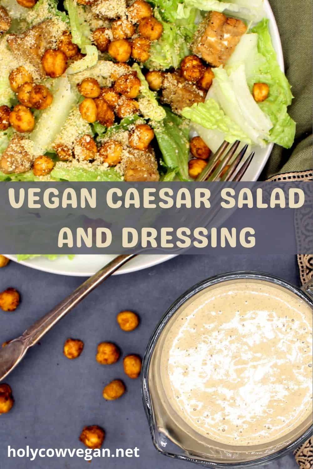 Vegan Caesar Salad - Holy Cow Vegan