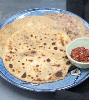 Mixed Veg Paratha - Holy Cow Vegan