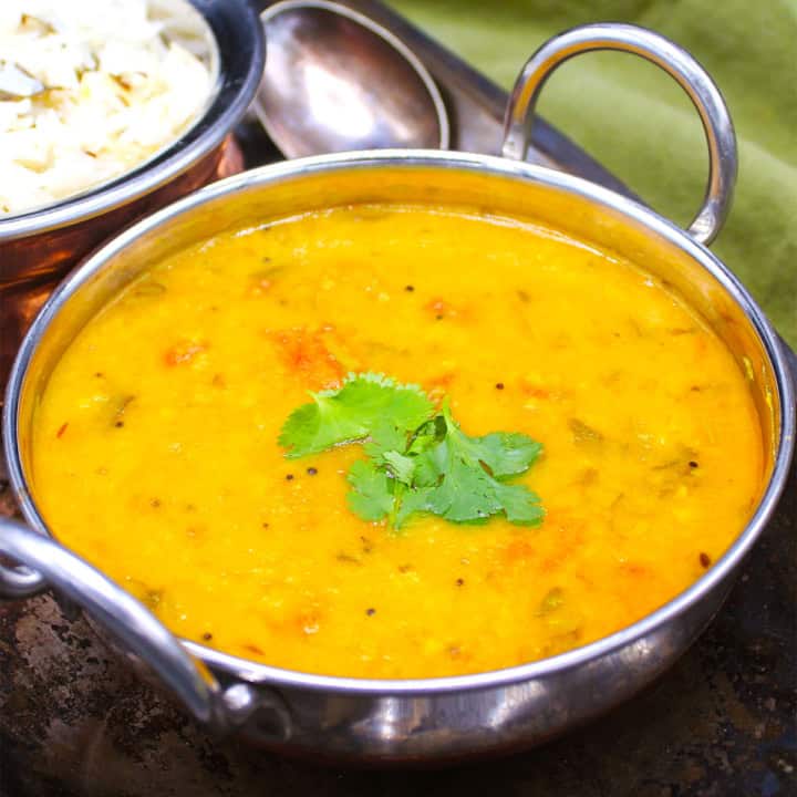 The Best Dal (Yellow Lentils) Recipe - Holy Cow Vegan