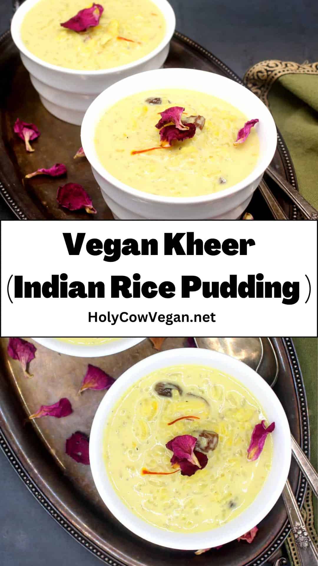 Vegan Kheer (Indian Rice Pudding) Recipe - Holy Cow Vegan