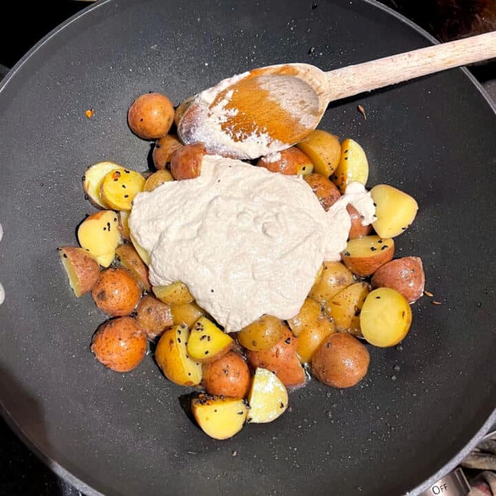 Aloo Posto Recipe - Holy Cow Vegan