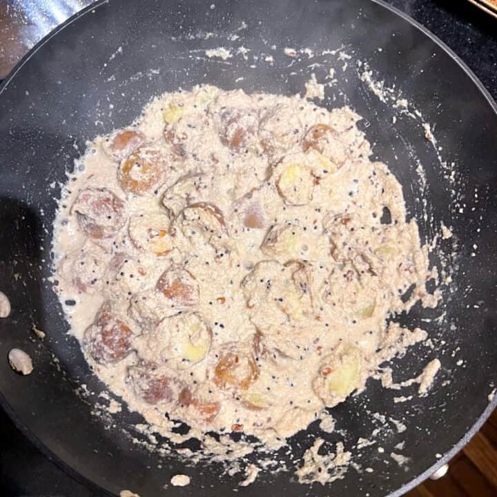 Aloo Posto Recipe - Holy Cow Vegan