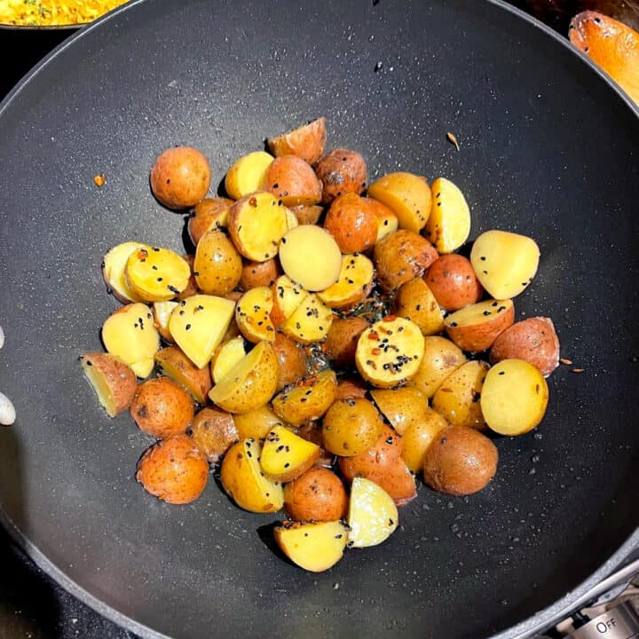 Aloo Posto Recipe - Holy Cow Vegan