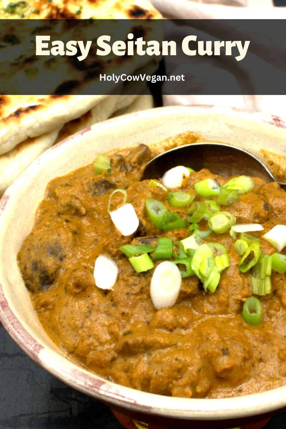 Seitan Curry - Holy Cow Vegan