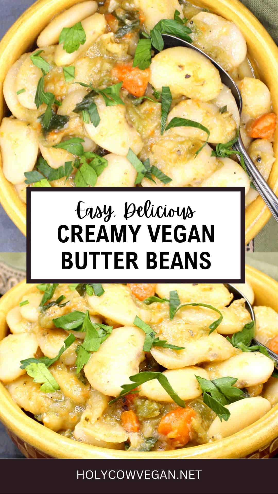 Creamy Butter Beans - Holy Cow Vegan