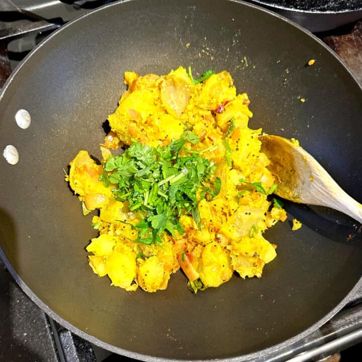 Potato Masala (Aloo Masala) - Holy Cow Vegan