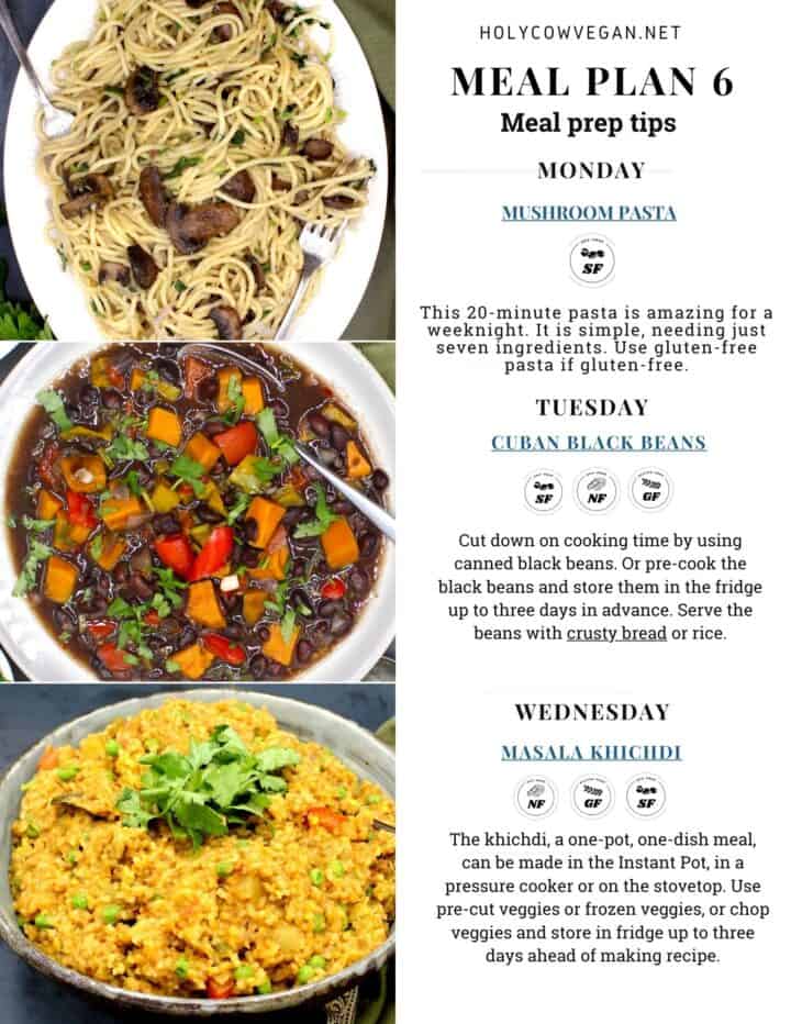 Vegan Meal Plan 6 - Holy Cow Vegan