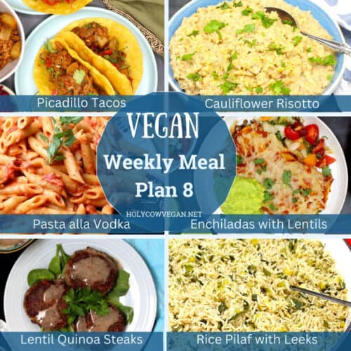 Vegan Meal Plan 8 - Holy Cow Vegan