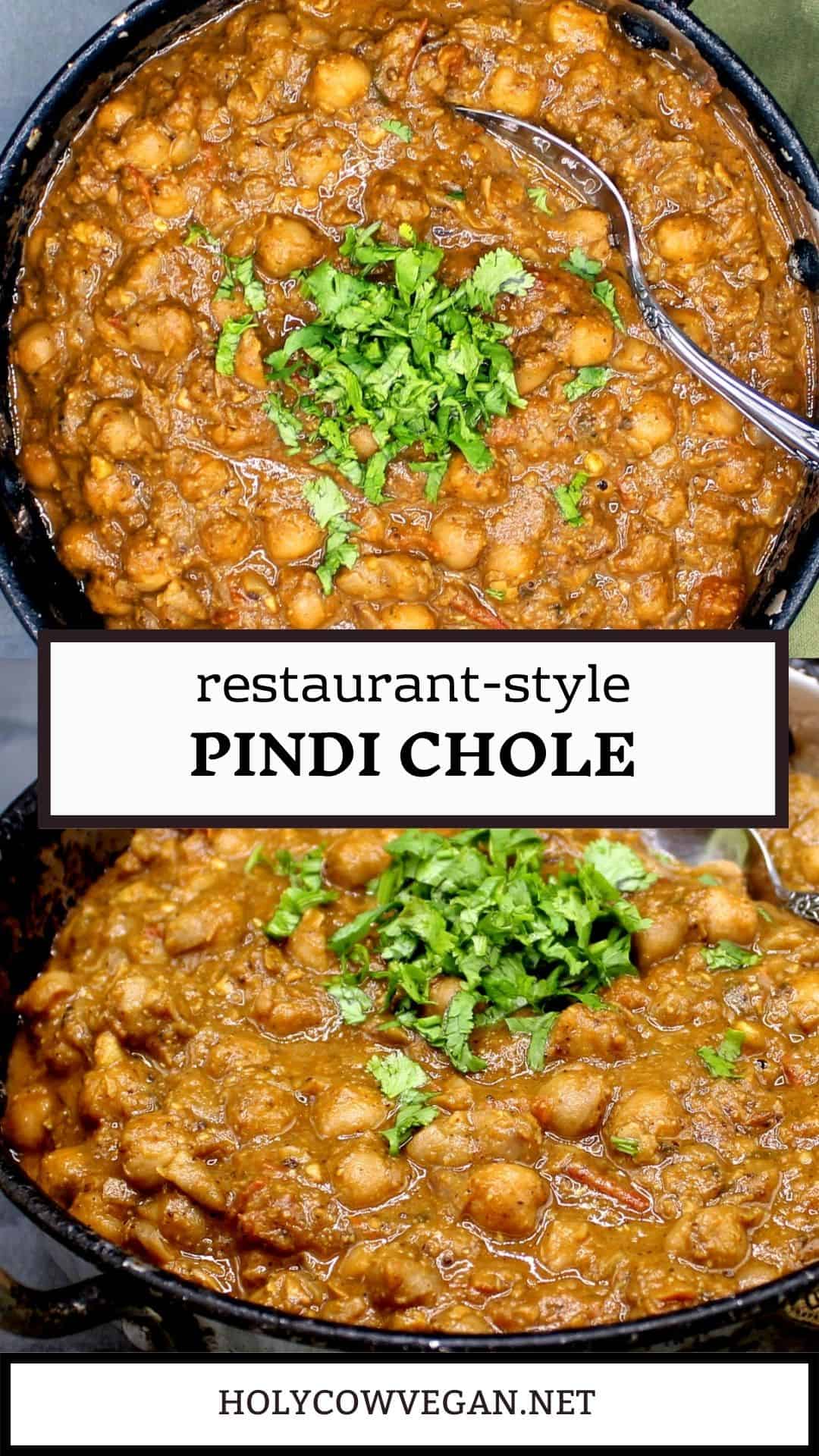 Pindi Chole (Amritsari Chole) - Holy Cow Vegan