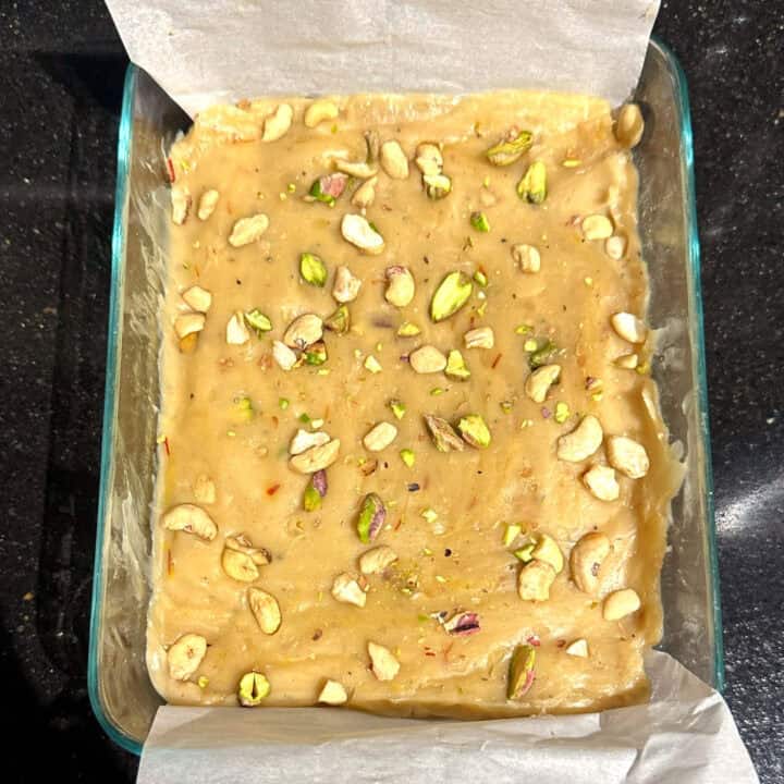 Chik-Cha Halwa (An Indian Jewish Sweet) - Holy Cow Vegan