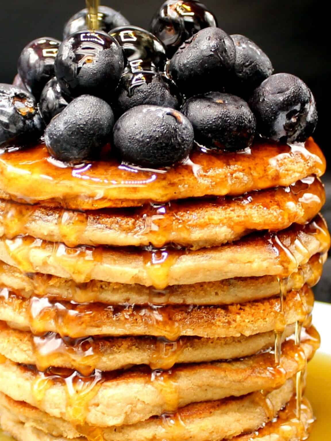 Vegan Protein Pancakes - Holy Cow Vegan
