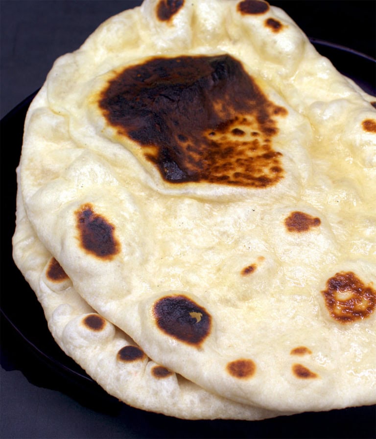Sourdough Naan (Soft and Chewy)