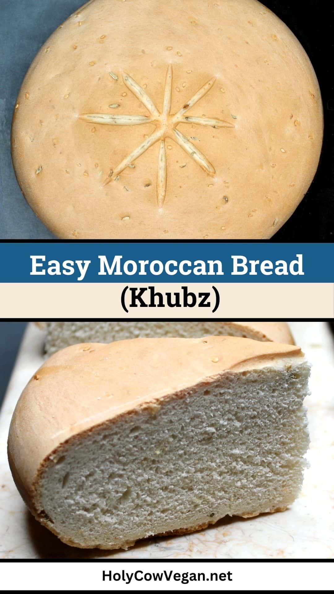 Easy Moroccan Bread - Holy Cow Vegan