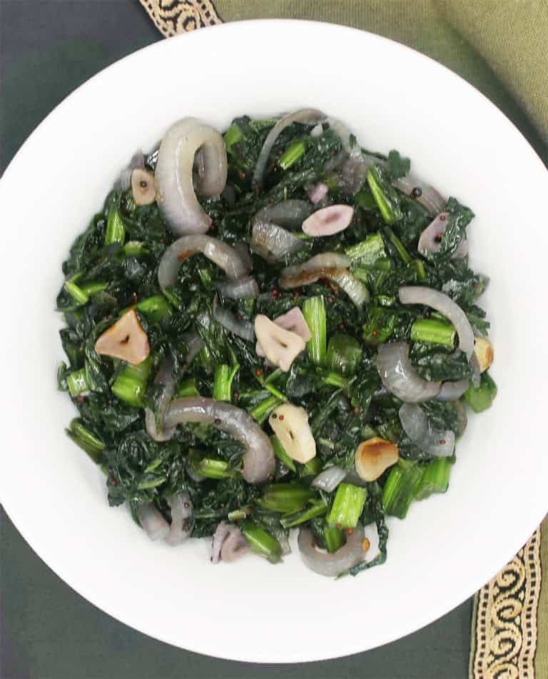 Sautéed Mustard Greens - Holy Cow Vegan