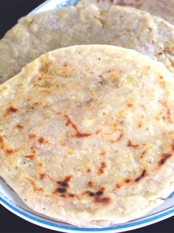 Paratha (Flaky Indian Flatbread) - Holy Cow Vegan