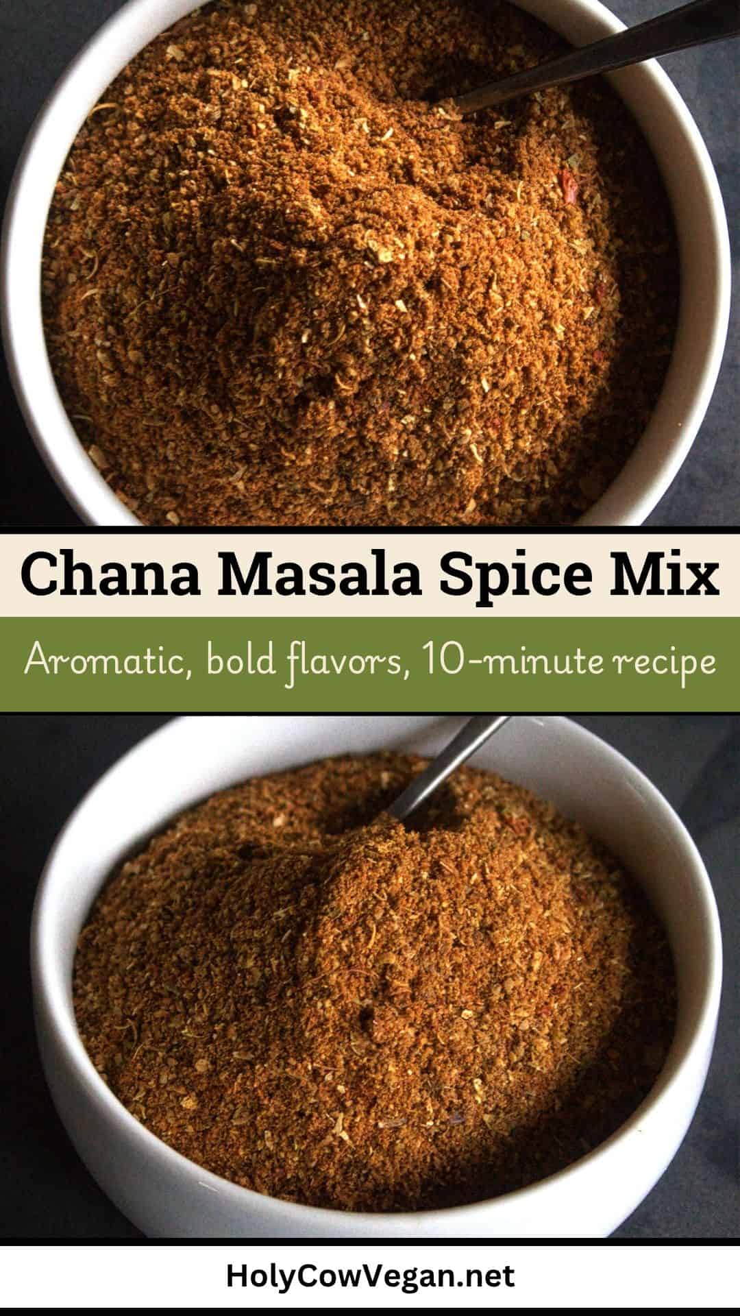 Chana Masala Powder Recipe - Holy Cow Vegan