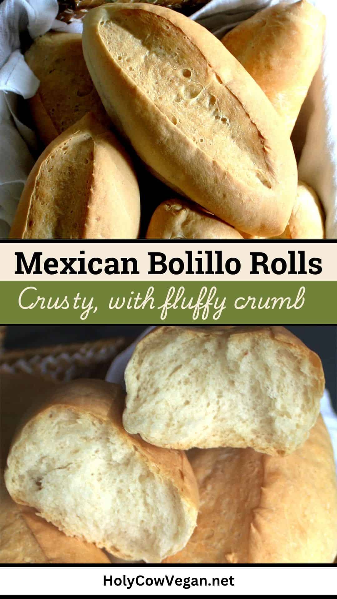 Bolillos Recipe - Holy Cow Vegan