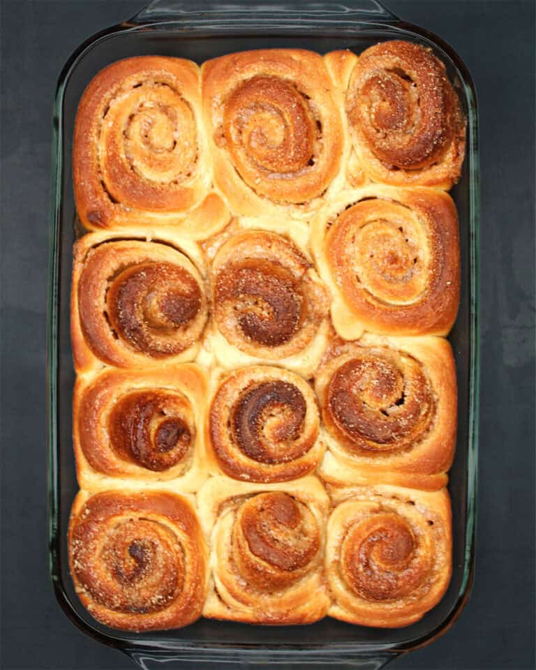 Vegan Sourdough Cinnamon Rolls Recipe - Holy Cow Vegan